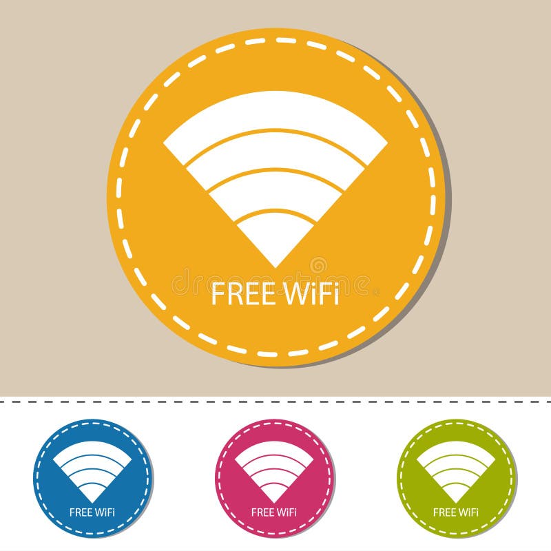 Wifi Wireless Wlan Internet Signal Flat Icon for Apps or Websites Stock ... Wifi Wireless Wlan Internet Signal Flat Icon for Apps or Websites Stock ...