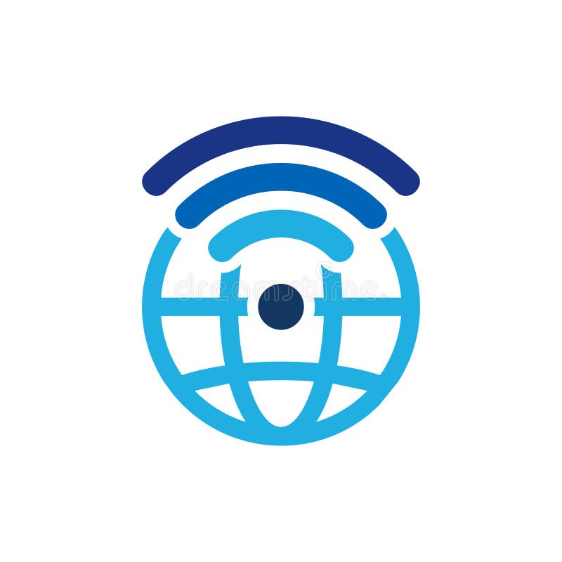 Wifi World Logo Icon Design Stock Vector - Illustration of earth ...