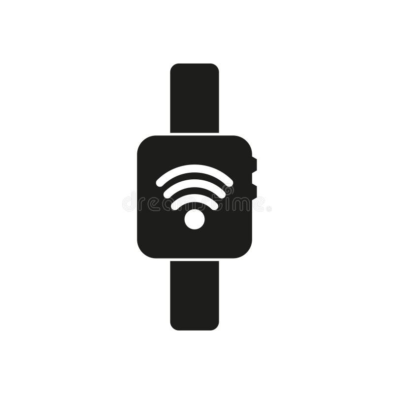 Wifi Wrist Clock Icon. Digital Technology. Smart Device. Vector ...