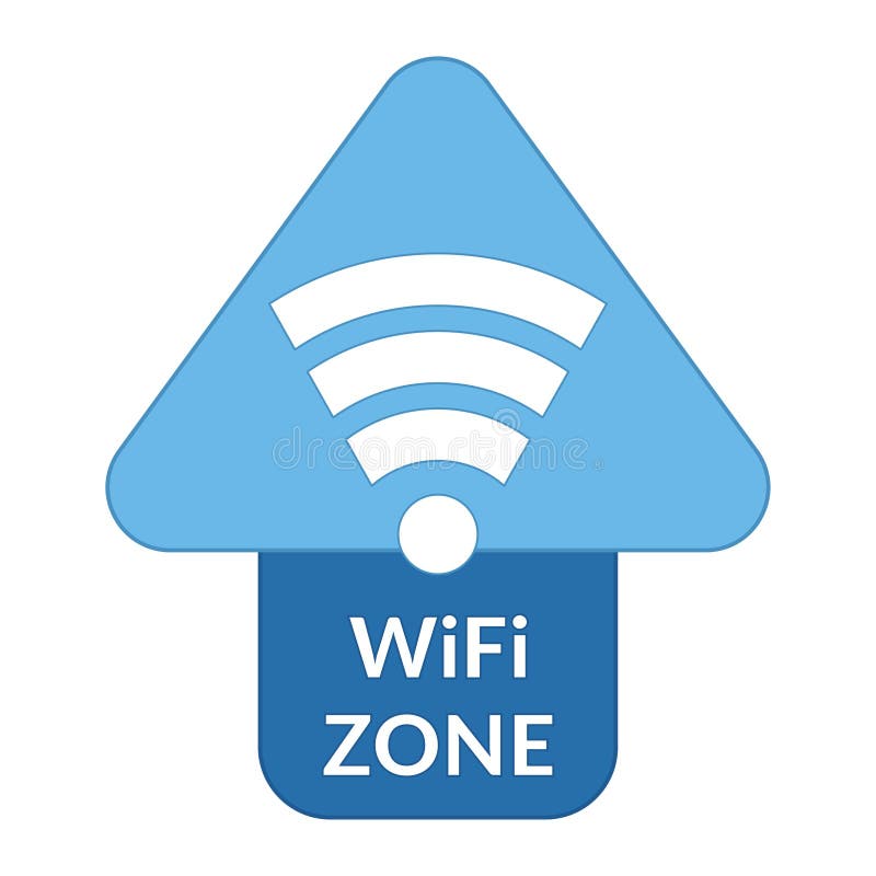 Wifi zone label Vector stock vector. Illustration of graphic - 318279198