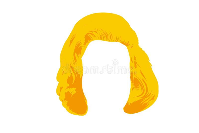 Cartoon Hairstyles Woman Set Vector Stock Vector Illustration Of