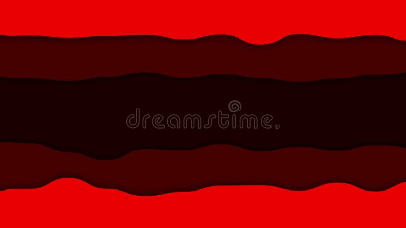 Wiggle Stacked Wave Background in Red Gradient Color. Stock Video ...