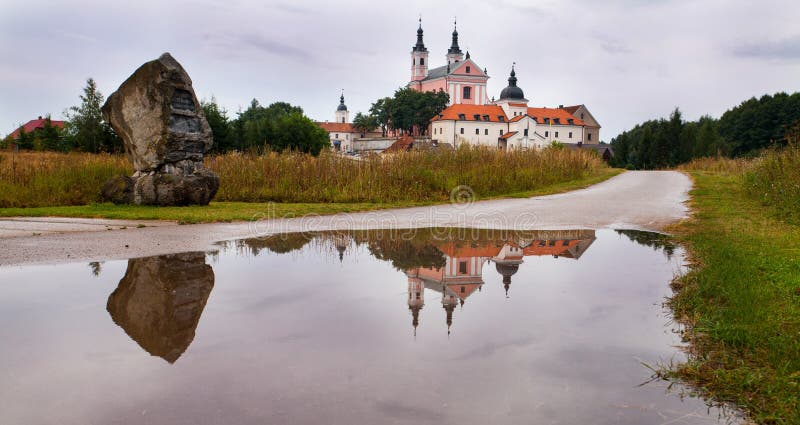 Wigry - Camaldolese Monastery Stock Photo - Image of landscape ...