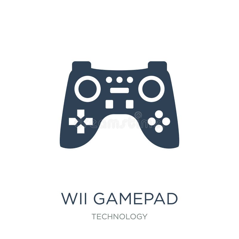 Wii Gamepad Icon in Trendy Design Style. Wii Gamepad Icon Isolated on ... Wii Gamepad Icon in Trendy Design Style. Wii Gamepad Icon Isolated on ...