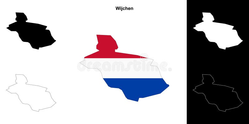 Wijchen Map Stock Illustrations – 9 Wijchen Map Stock Illustrations ...