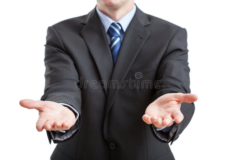 Wijd open handen stock afbeelding. Image of bepaald, geïsoleerd - 33675539