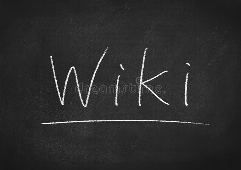 Wiki foto de stock. Imagem de site, database, gerência - 94103176