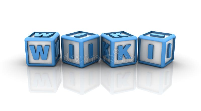 Word Wiki Cubes Stock Illustrations – 2 Word Wiki Cubes Stock ...