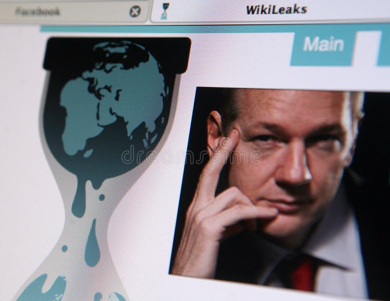WikiLeaks homepage editorial stock photo. Image of states - 17318648