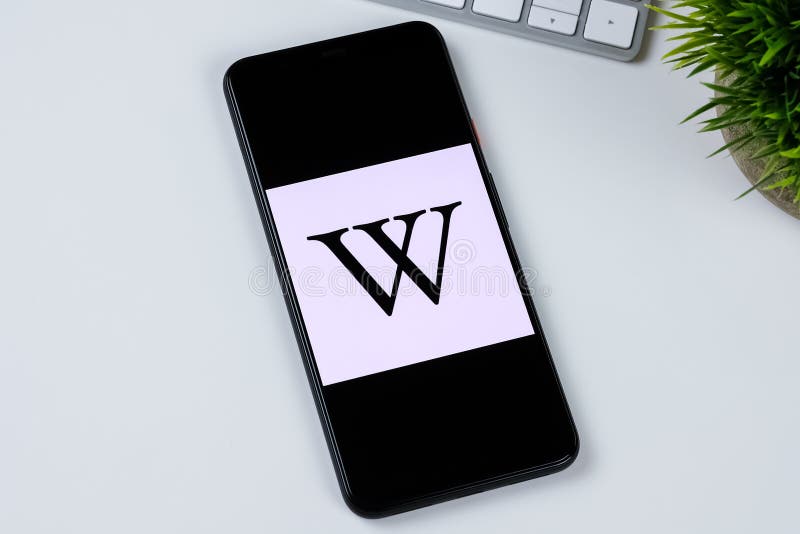 Wikipedia App Logo on a Smartphone Screen. Editorial Photo - Image of ...