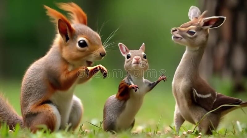 Wild Animals Doing Funny Things in Nature Stock Video - Video of cute ...
