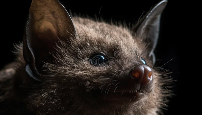 Wild Bat Face Animal Character Generated by AI Stock Illustration ...