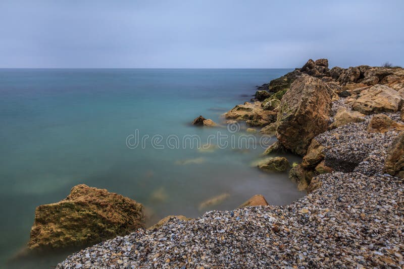 Wild beach stock image. Image of beautiful, black, landscape - 41742505