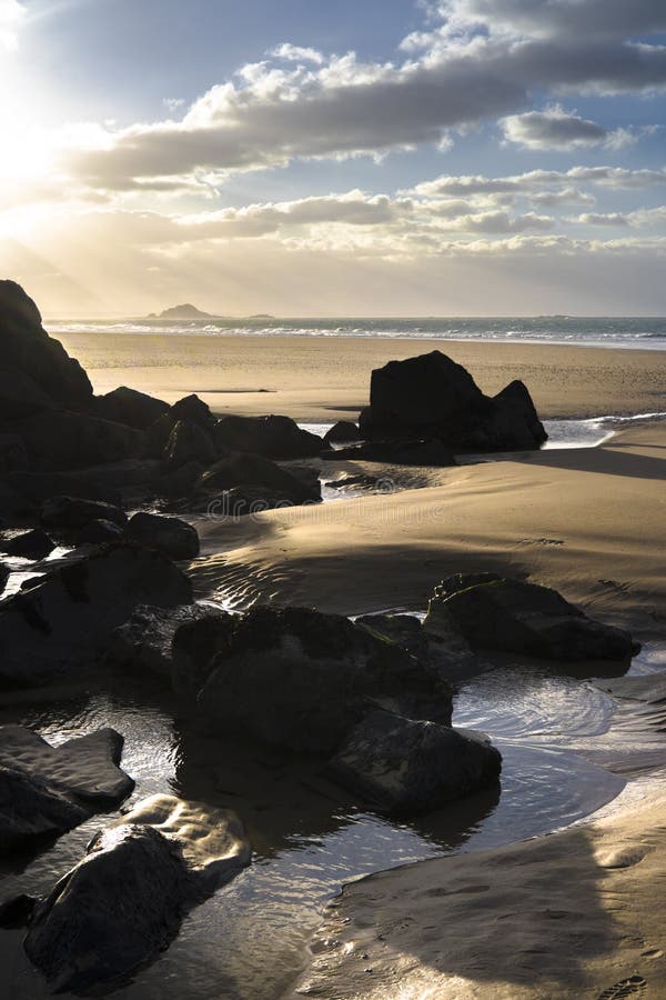 Wild beach stock photo. Image of waves, vacation, tourism - 68061552