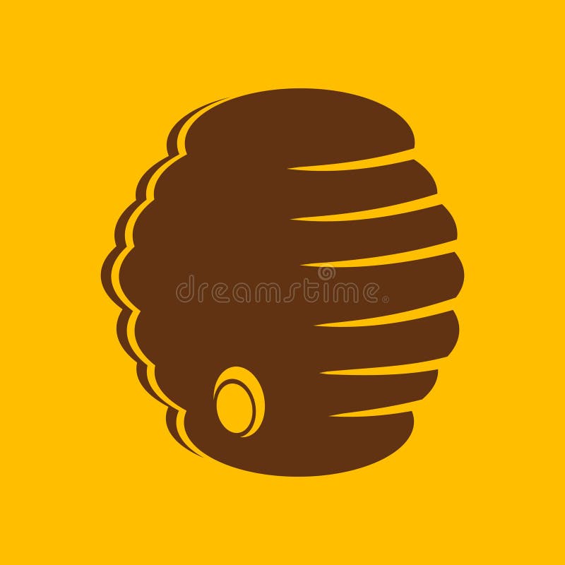 Wild Beehive Icon. Vector Illustration Stock Illustration ...
