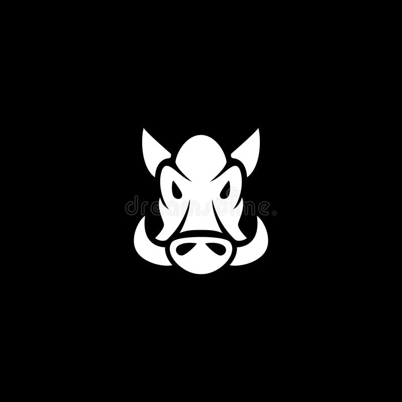 Wild Boar Face Vector Illustration for a Logo,icon or Symbol Stock ...