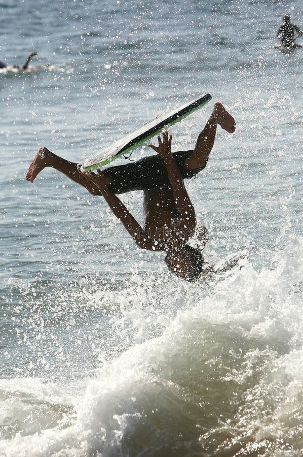 Wild boogie boarder stock photo. Image of daring, maui - 4826464