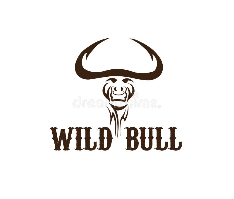 Wild bull art stock vector. Illustration of chief, business - 60993395