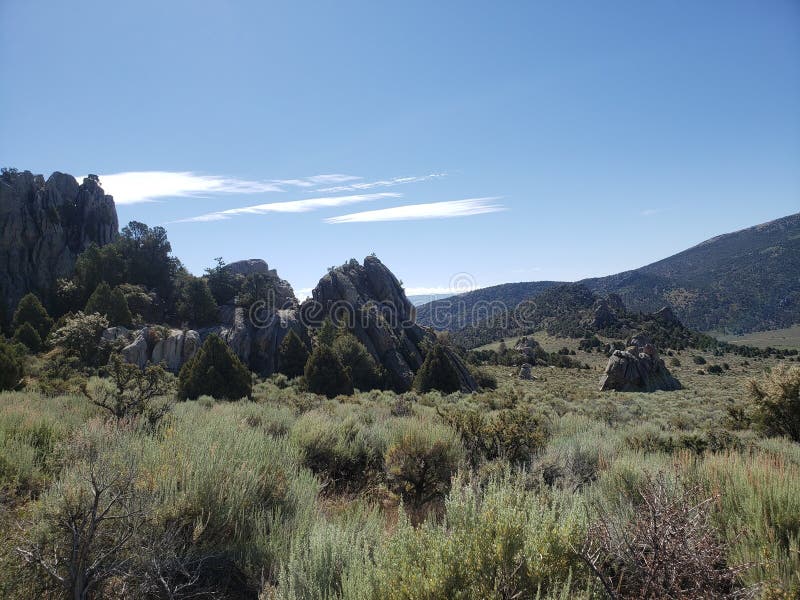 Wild Country High Desert Plain Stock Photo - Image of landscape, nature ...