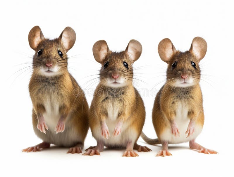 Wild Deer Mice Peromyscus stock illustration. Illustration of beautiful ...