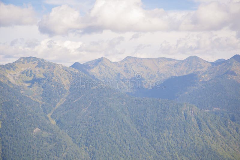 The Wild and Desolate Mountains of the Khamar-Daban. Stock Image ...