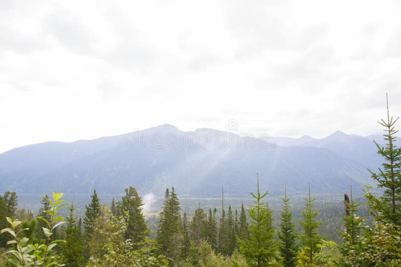 The Wild and Desolate Mountains of the Khamar-Daban. Stock Image ...
