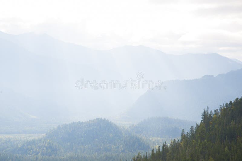 The Wild and Desolate Mountains of the Khamar-Daban. Stock Image ...