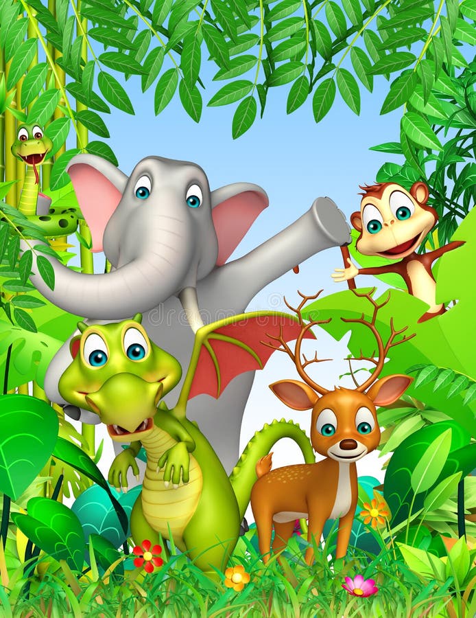 Wild Dier stock illustratie. Illustration of onderwijs - 70041089