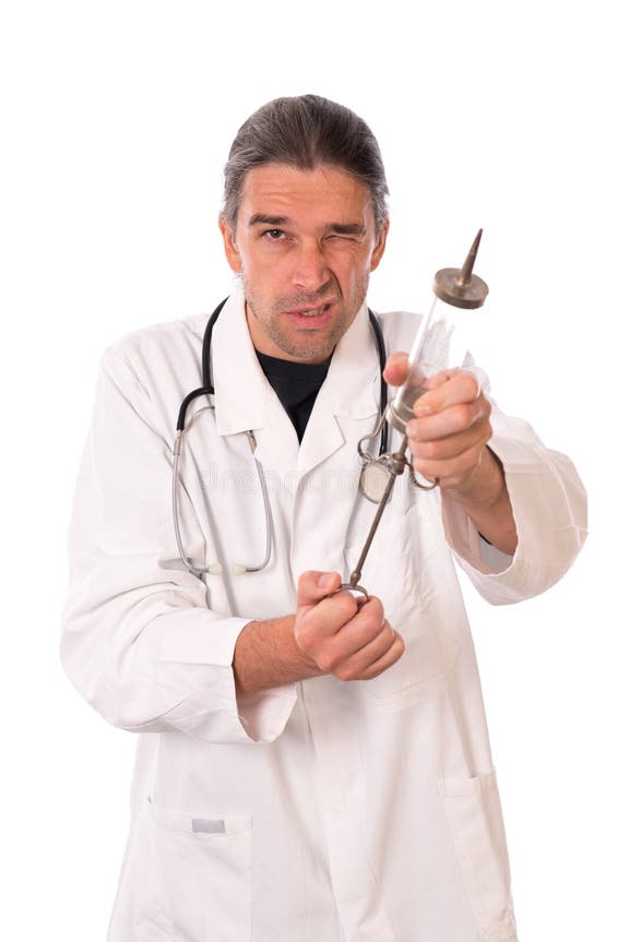 Wild doctor stock photo. Image of adult, intensive, facial - 43325182