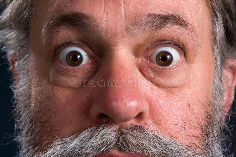 Wild Eyed Man stock image. Image of expressive, erratic - 11321571
