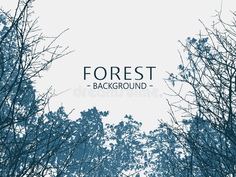 Forest text card stock vector. Illustration of abstract - 19885363