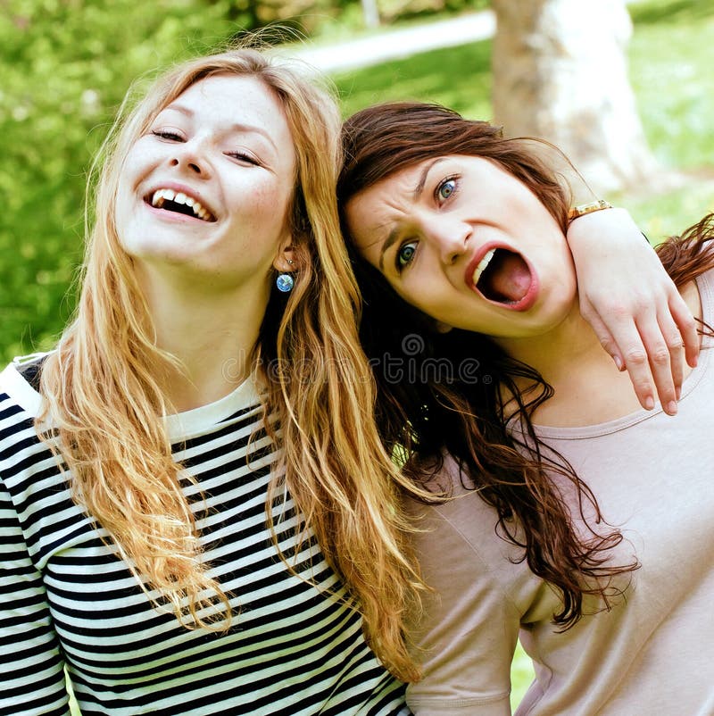 Wild girls stock image. Image of casual, crazy, excitement - 41264413