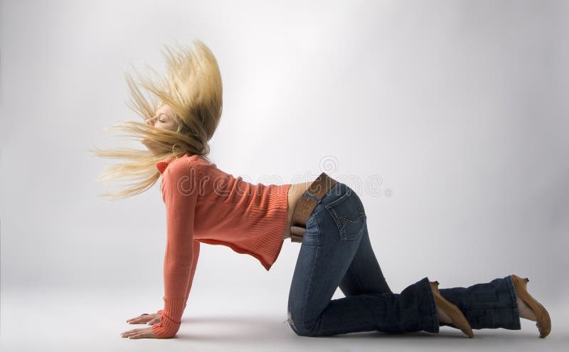 Wild hair stock photo. Image of hairstyle, beauty, blond - 2240704