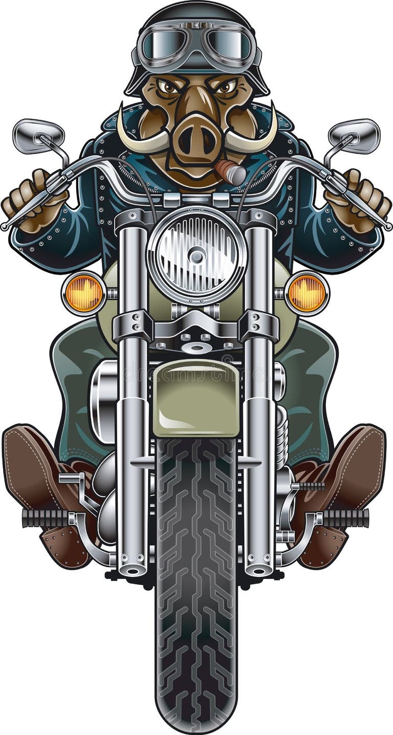 Hog Motorcycle Stock Illustrations – 362 Hog Motorcycle Stock ...