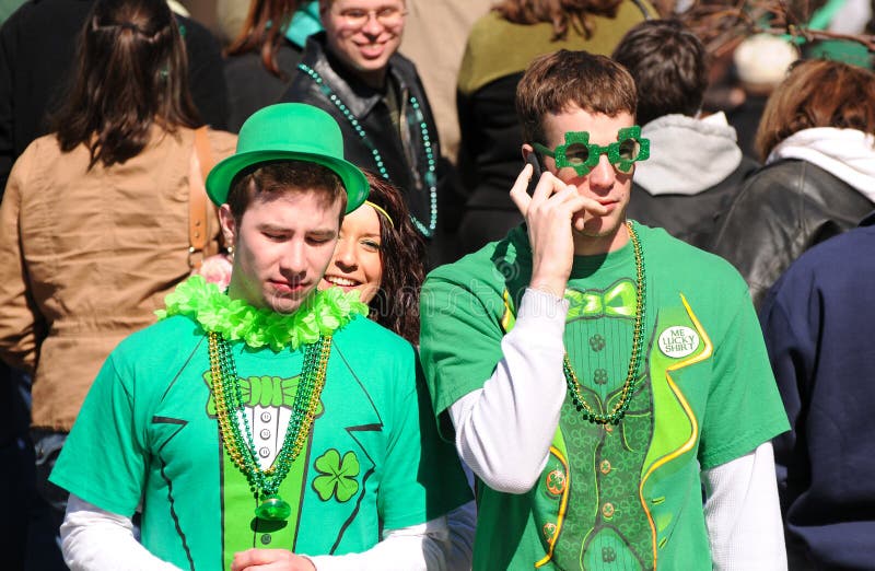 Wild Irish guys editorial image. Image of revelry, costume - 13488035