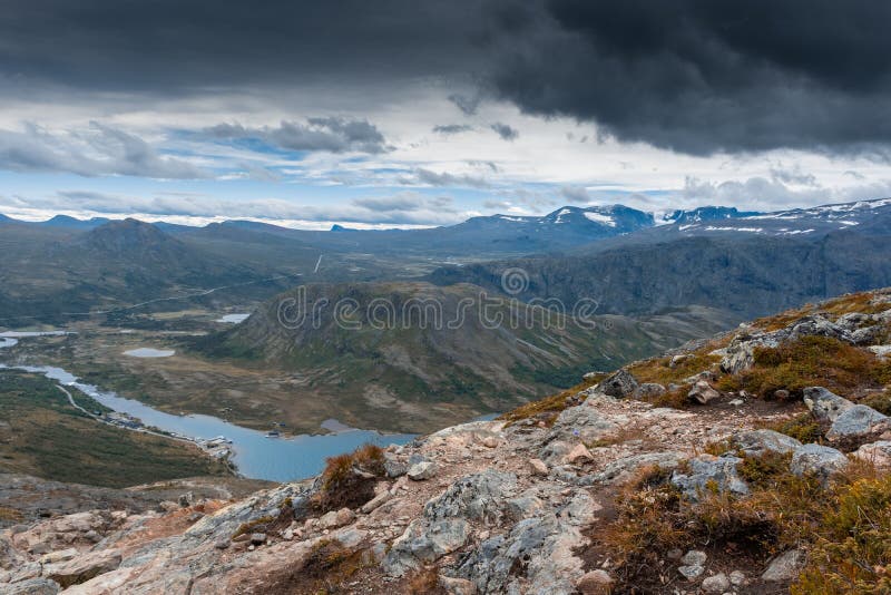 Wild Landscape of Jotunheimen National Park, Norway Stock Image - Image ...