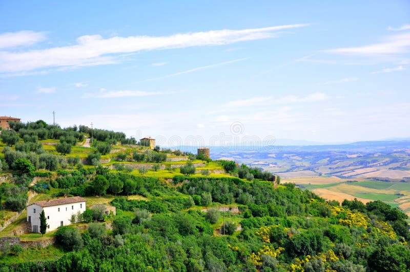 Landscape of Rural Tuscany, Italy Stock Image - Image of classical ...