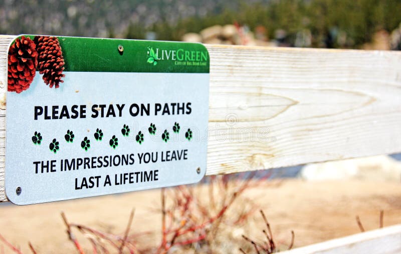 Wild Life Preservation Sign Editorial Photo - Image of prints, stay ...