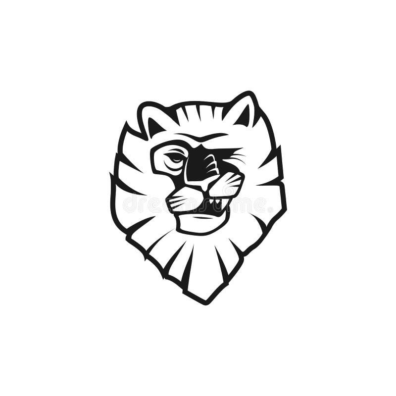 Wild Lion Vector Illustration Icon Logo Template Stock Vector ...