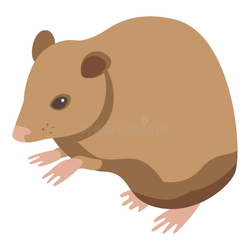 White Mice Icon, Isometric Style Stock Vector - Illustration of ...