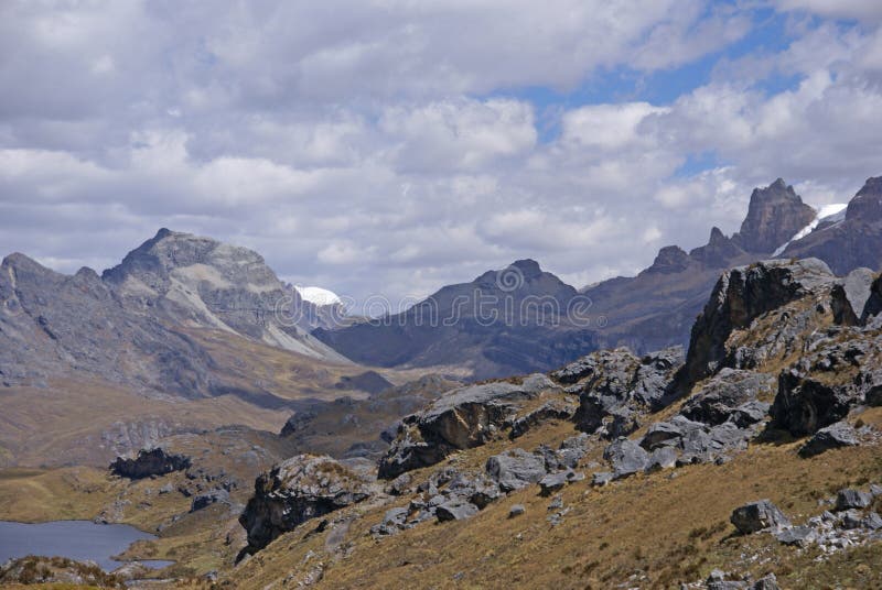 Wild mountain landscape stock photo. Image of clouds - 12453970