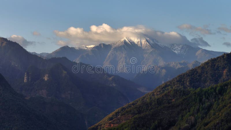 Wild Mountains and Forest in Yunnan, China Stock Image - Image of wild ...