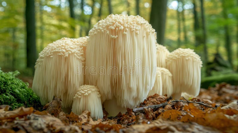 Wild Mushroom Foraging in the Forest Stock Photo - Image of finding ...