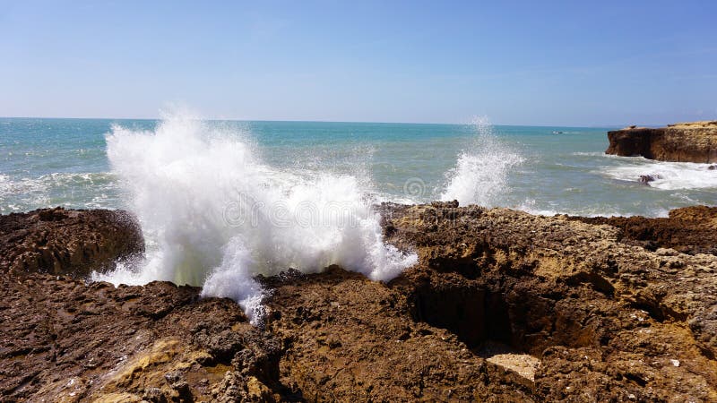 Wild ocean stock image. Image of shower, nature, colorful - 90149875