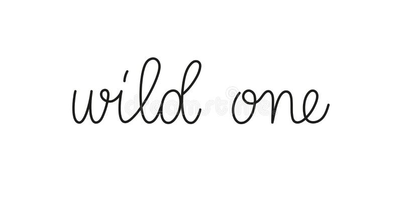 Wild One Font Stock Illustrations – 312 Wild One Font Stock ...