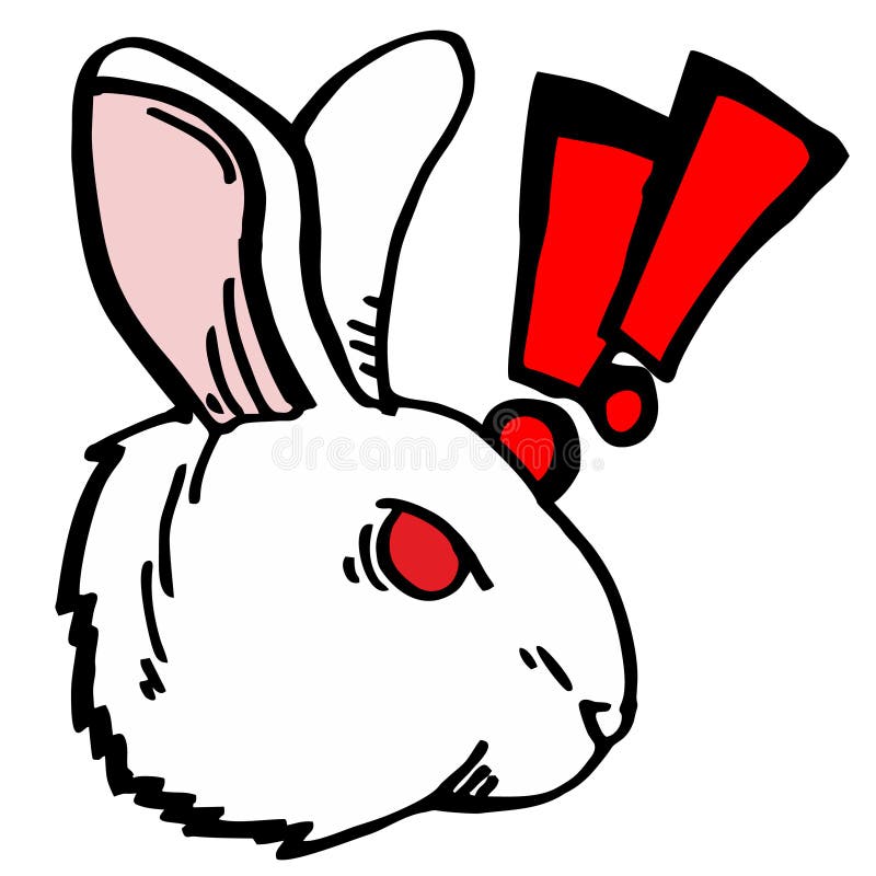 Wild rabbit stock vector. Illustration of circular, abstract - 22574923