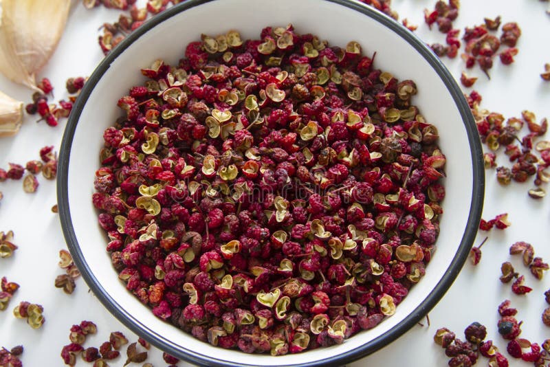 Wild Red Pepper Corn Close Up. Stock Image - Image of close, frozen ...