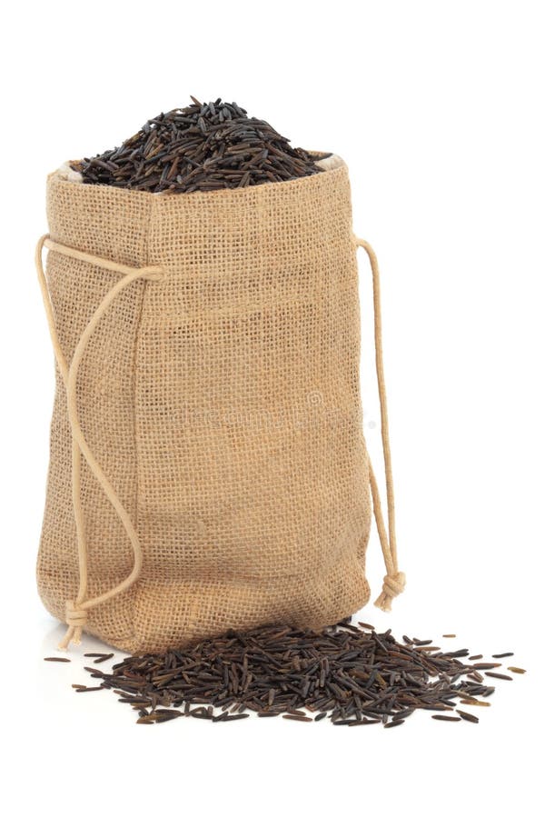 Wild Rice stock image. Image of grain, organic, brown - 18055567