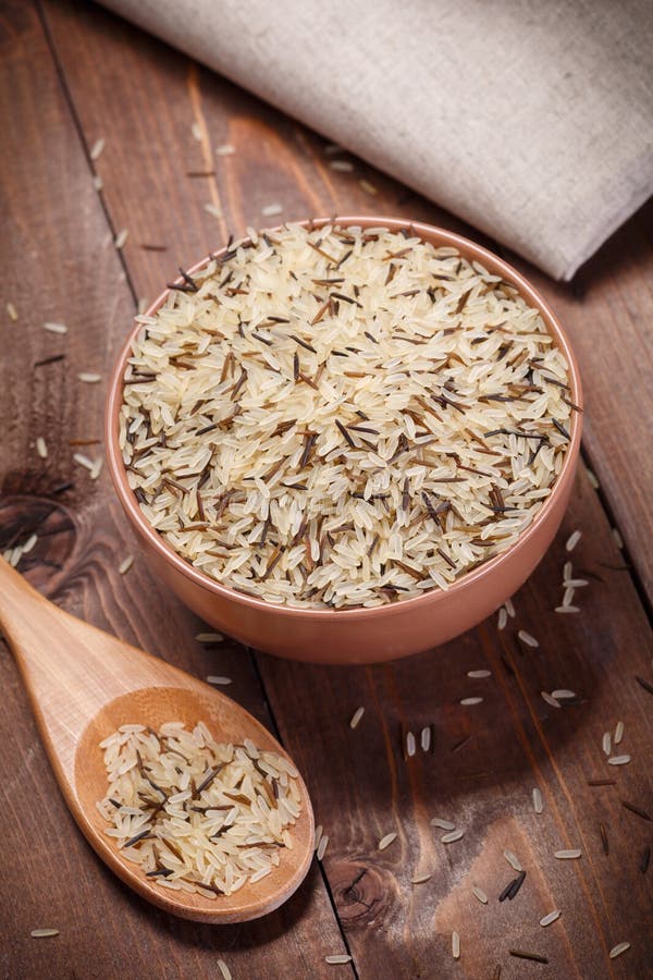 Wild rice stock image. Image of basmati, asia, heap, brown - 41002053
