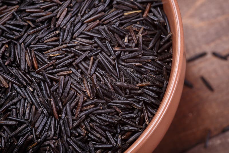 Wild rice stock photo. Image of gourmet, bowl, exoticism - 47583380